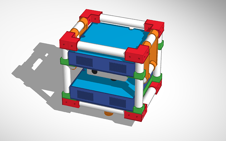 3D design Portable Projector Entertainment Rack - Tinkercad