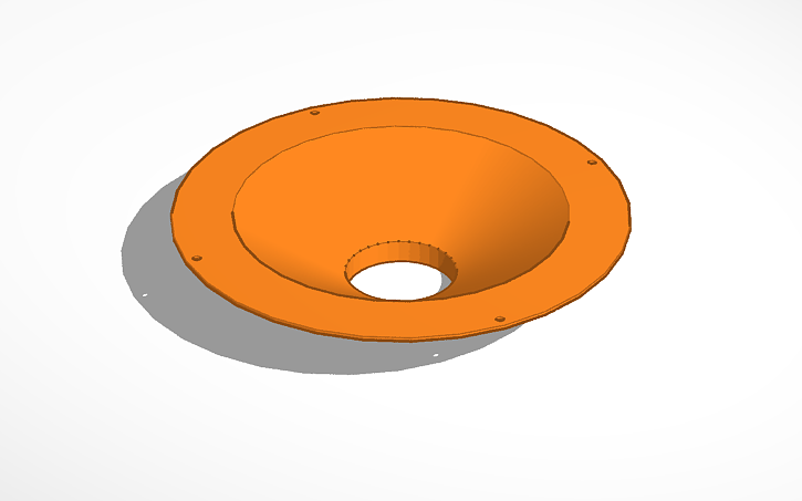 3D design Trichter - Tinkercad