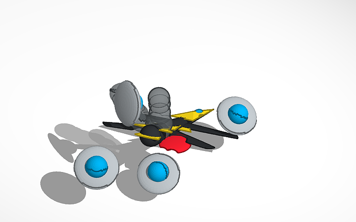 3D design The destruction. The Yellow jacket has been fully repared. - Tinkercad