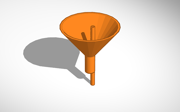 3D design Entonnoir avec event - Tinkercad