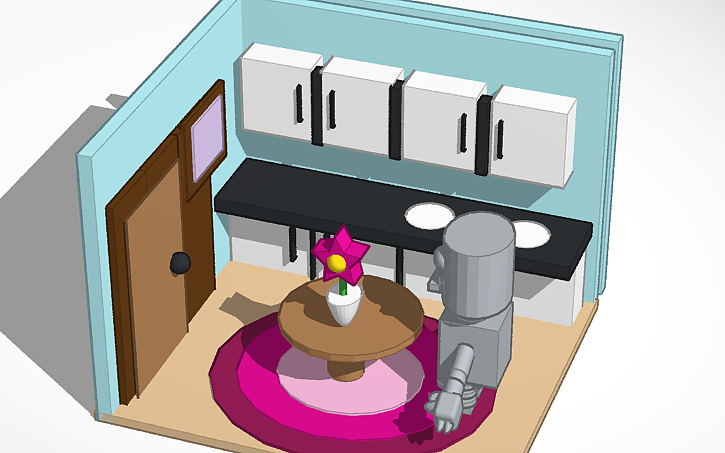 3D design kitchen - Tinkercad