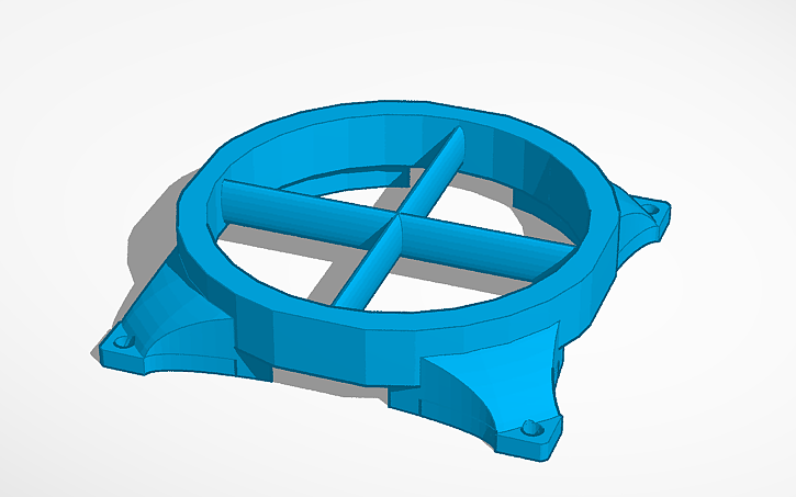 3D design Adaptador CoolerBox para SysFan (Intel) (v1) - Tinkercad