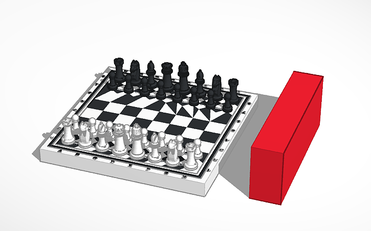 3D design Chess - Tinkercad