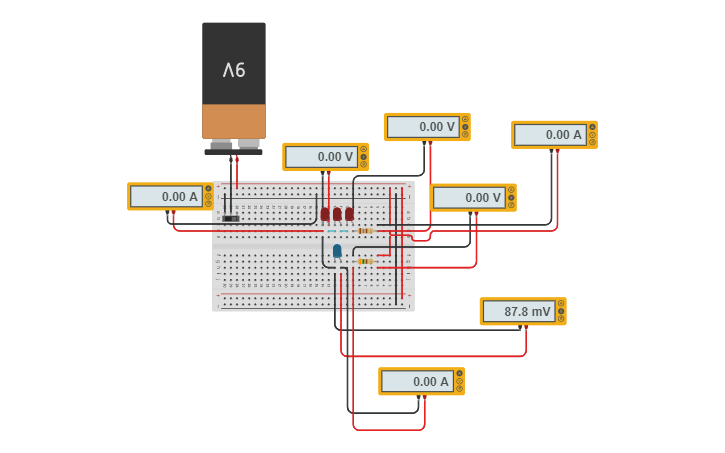 Circuit design Exerc - 04a | Tinkercad