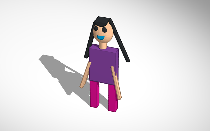 3D design Girl Time - Tinkercad