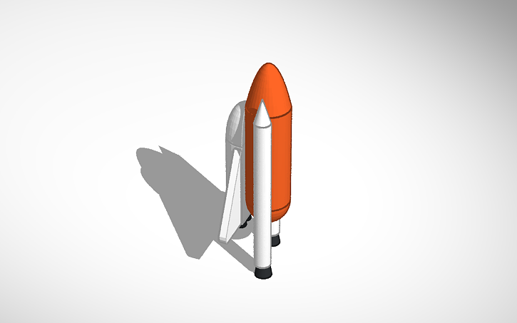 3D design Space Shuttle - Tinkercad