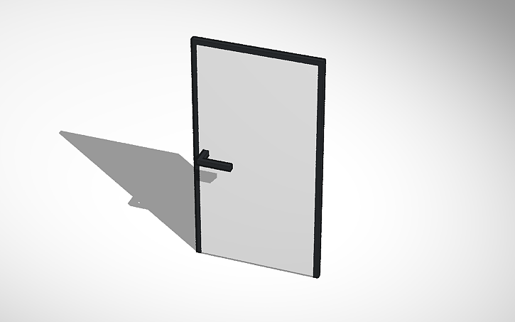 3D design Door - Tinkercad