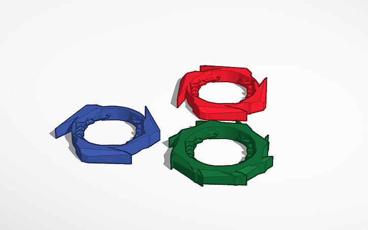 3D design Beyblade templates - Tinkercad