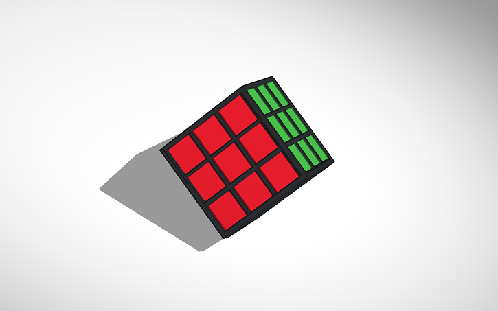 3D design Rubix Cube - Tinkercad