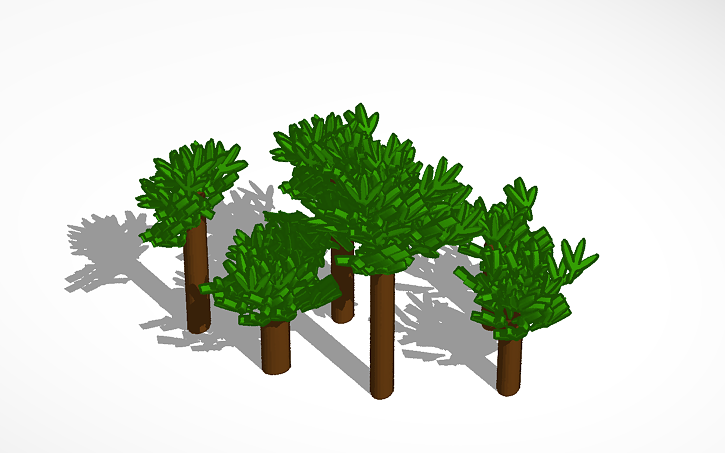 3D design Forest Tree - Tinkercad