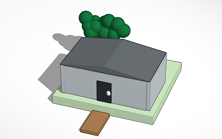 3D design Basic House - Tinkercad