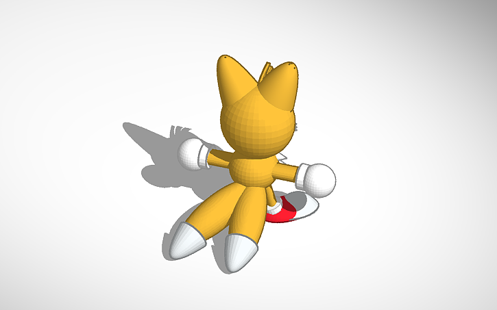 3D design tails cuter - Tinkercad