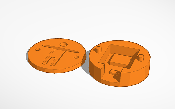 3D design Ally Keys (No Screws - Round) XIAO nrf - Tinkercad