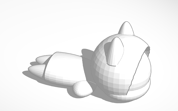 3D design Chibi Bakugou - Tinkercad
