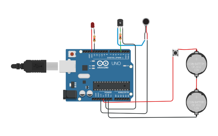 Circuit Design Copy Of Arduino Vibration Module Control Tinkercad