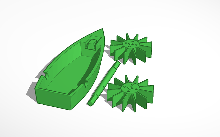 3D design super cool boat | Tinkercad