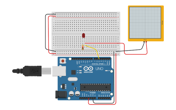 Circuit design PWM Lab 3 Part 1 - Tinkercad