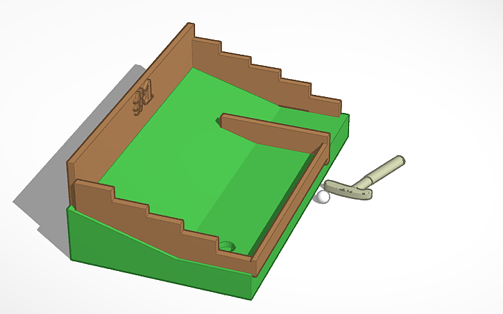 3D design MINIGOLF!!!!!! - Tinkercad