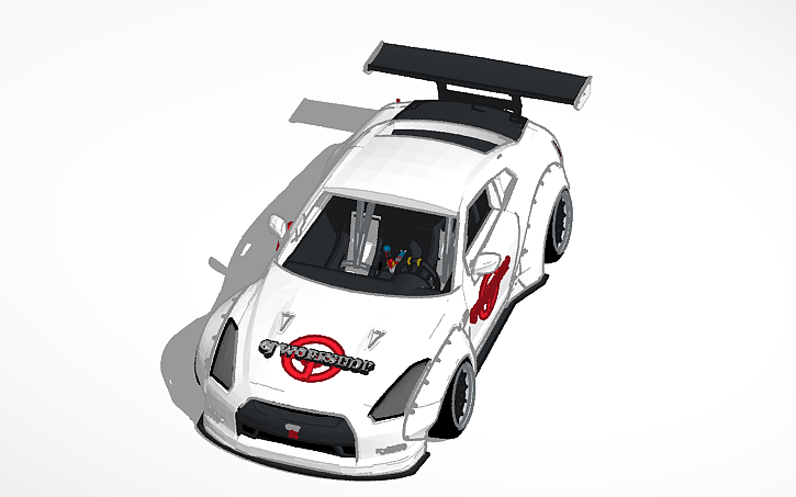 3D design cj workshop Nissan GT-R R35 - Tinkercad