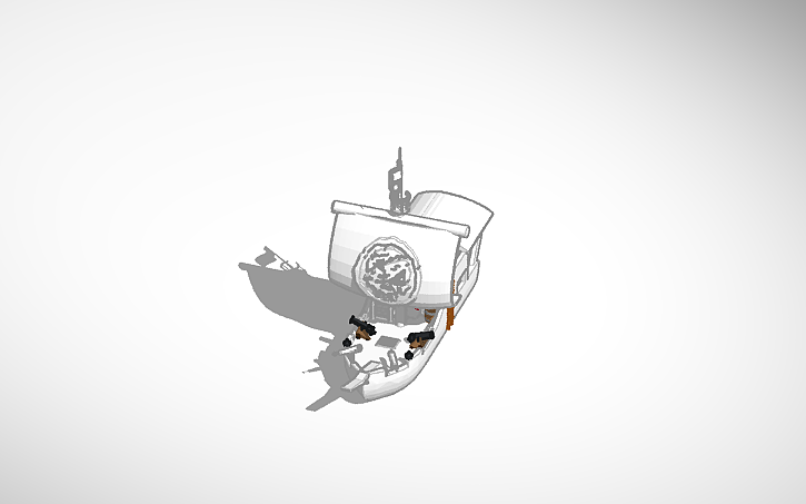3D design Sea of Thieves Ship - Tinkercad