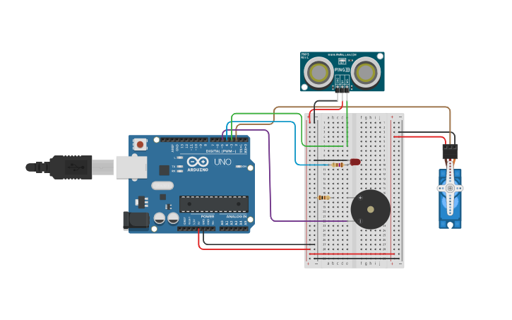 Circuit design Pintu Otomatis dengan Sensor Jarak (Nurul Indah ...