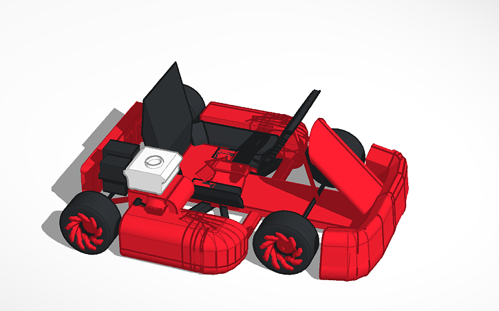 3D design Go Kart - Tinkercad