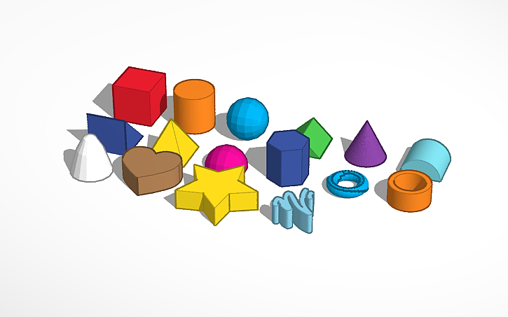 3D Design Basic Shapes Tinkercad 3D Design Basic Shapes Tinkercad