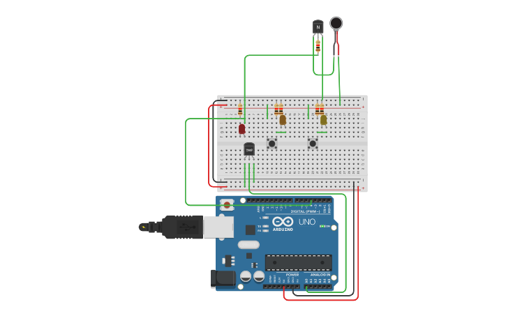 Circuit Design Copy Of Tmp36 Temperature Sensor With Arduino Tinkercad
