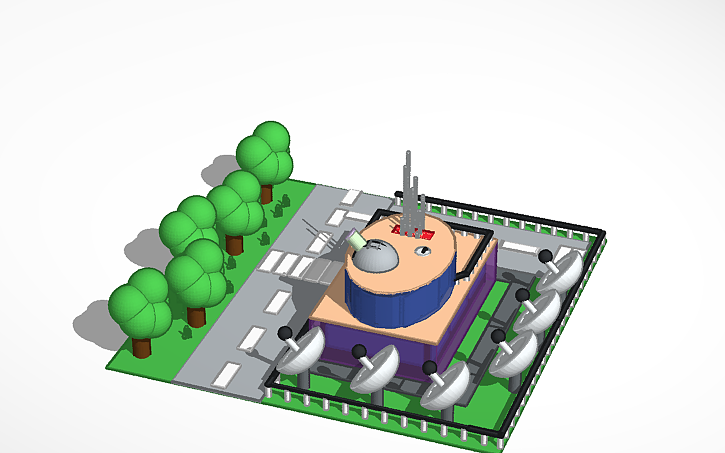 3D design Observatory - Tinkercad