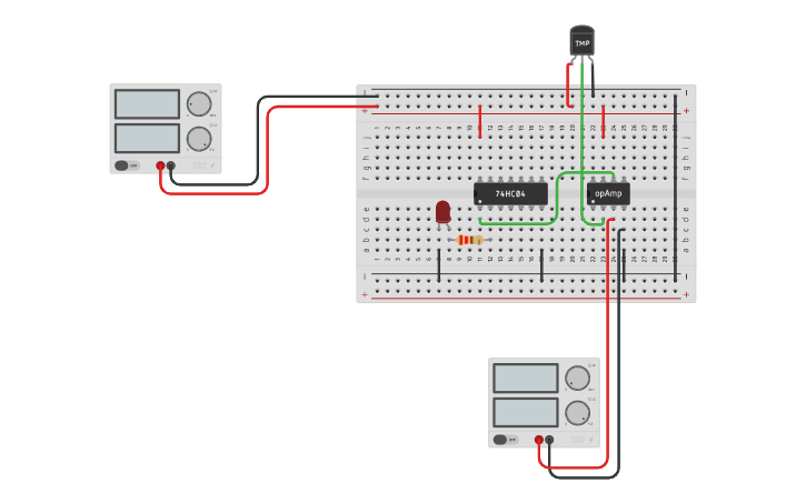 Circuit Design Automatic Fan Controller Tinkercad