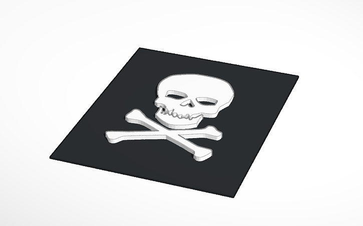 3D design Jolly Roger | Tinkercad