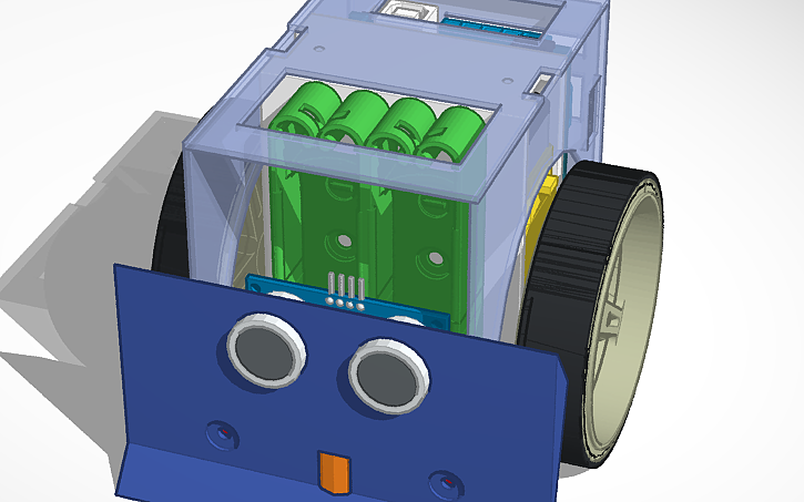 3D design CUERPO ROBOT 2 - Tinkercad