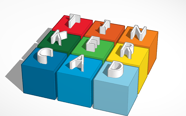 3D design Tinkercad Logo | Tinkercad