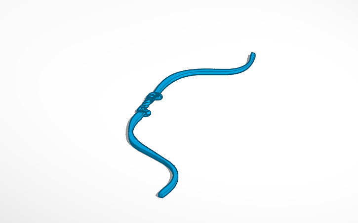 3D design bow - Tinkercad