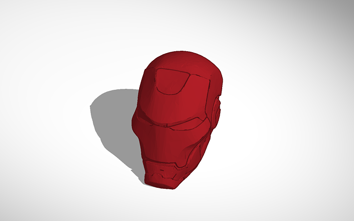 3D design Iron Man - Tinkercad