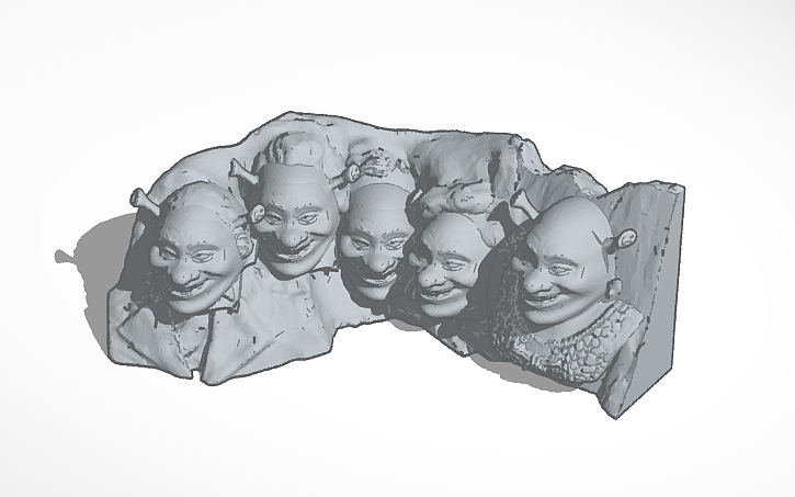 3D design Mount Shrek | Tinkercad