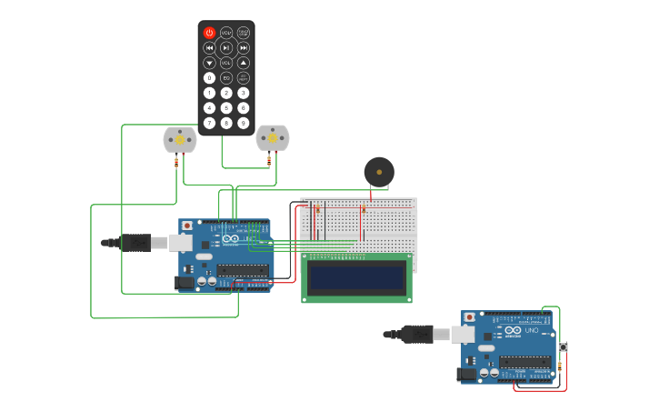 Circuit design Copy of Medicine Reminder - Tinkercad