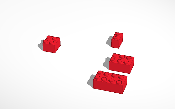 3D design Lego block - Tinkercad