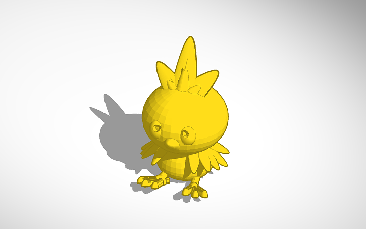 3D design Better Torchic | Tinkercad