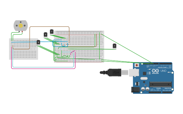 Circuit Design Multi Directional Motor Circuit Tinkercad