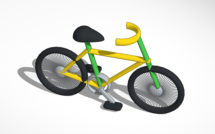 3D design Copy of Bicycle - Tinkercad