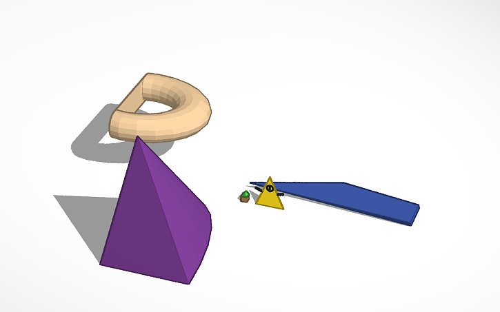3d Design Bill Cipher Tinkercad