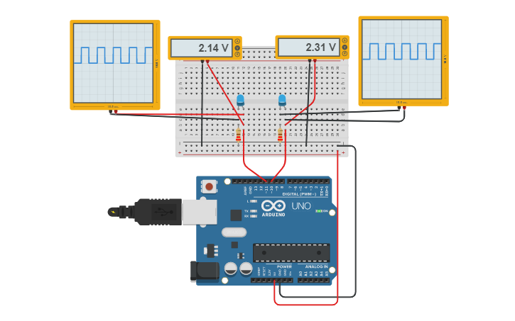 Circuit design AW Fading LED | Tinkercad