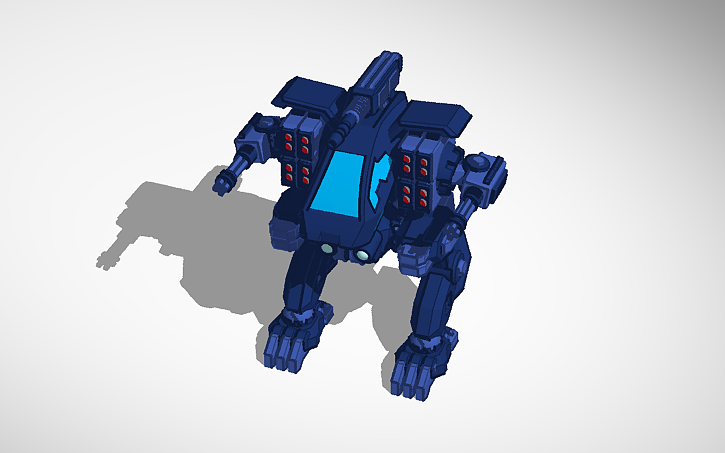 3D design DSSCM-X1A - "Dark Stalker" Stealth Combat Mech - February ...