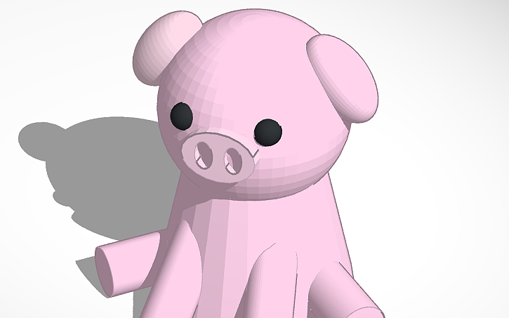 3D design Piglet - Tinkercad