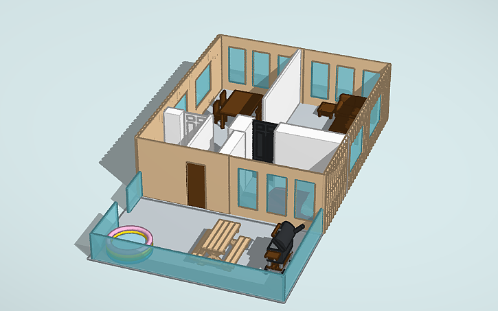3D design Copy of Interior Design Challenge - Tinkercad