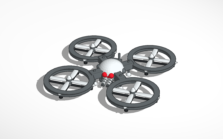 3D design Drone - Tinkercad