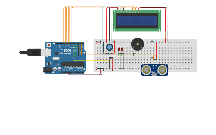 Circuit design LCD SWITCH - Tinkercad