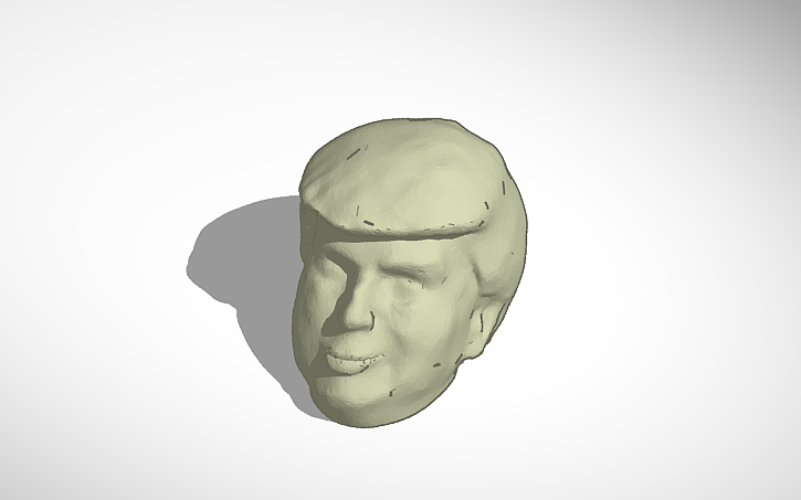 3D design Trump - Tinkercad