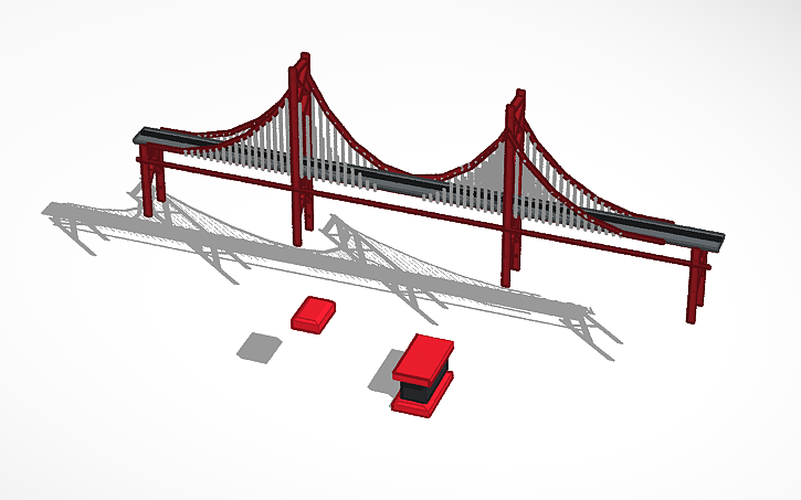 3D design Copy of Dark Demon Bridge #Architect - Tinkercad